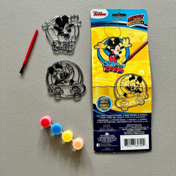 Disney | Toys | Mickey Mouse Ornament Coloring Set Ink Book Racer ...